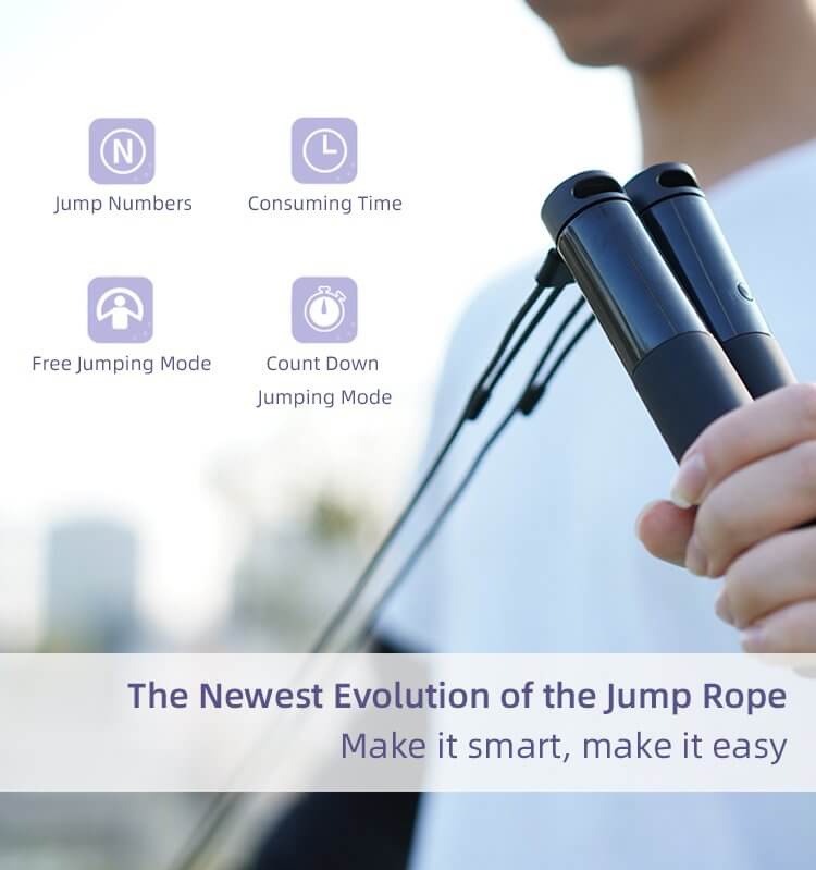 Smart Skipping Rope Rechargeable Fitness Jump Ropes - Kwiqshop Tanzania ...